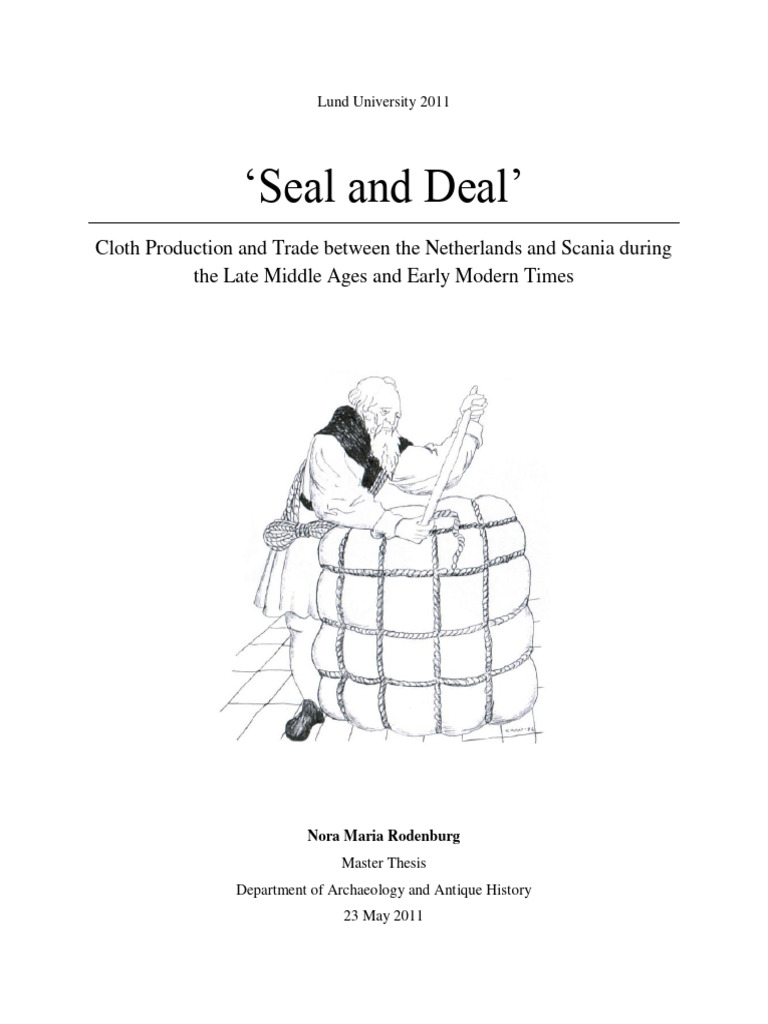N. M. Rodenburg - Seal Deal Thesis | PDF | Wool | Spinning (Textiles)