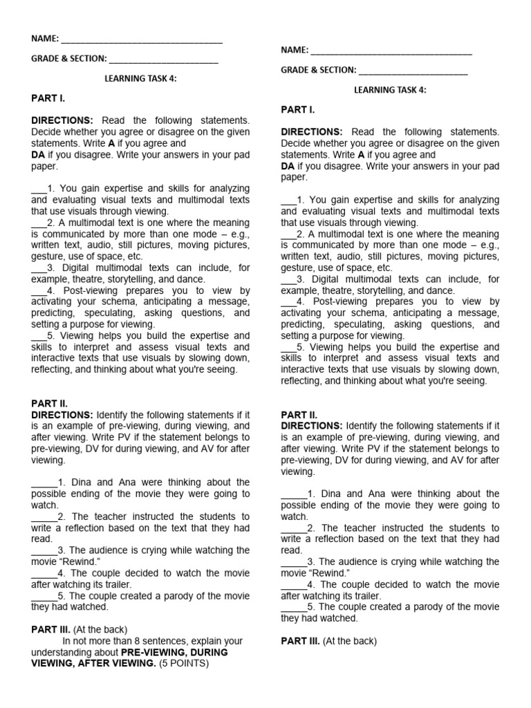 ASSESSMENT | PDF | Behavior Modification | Human Communication