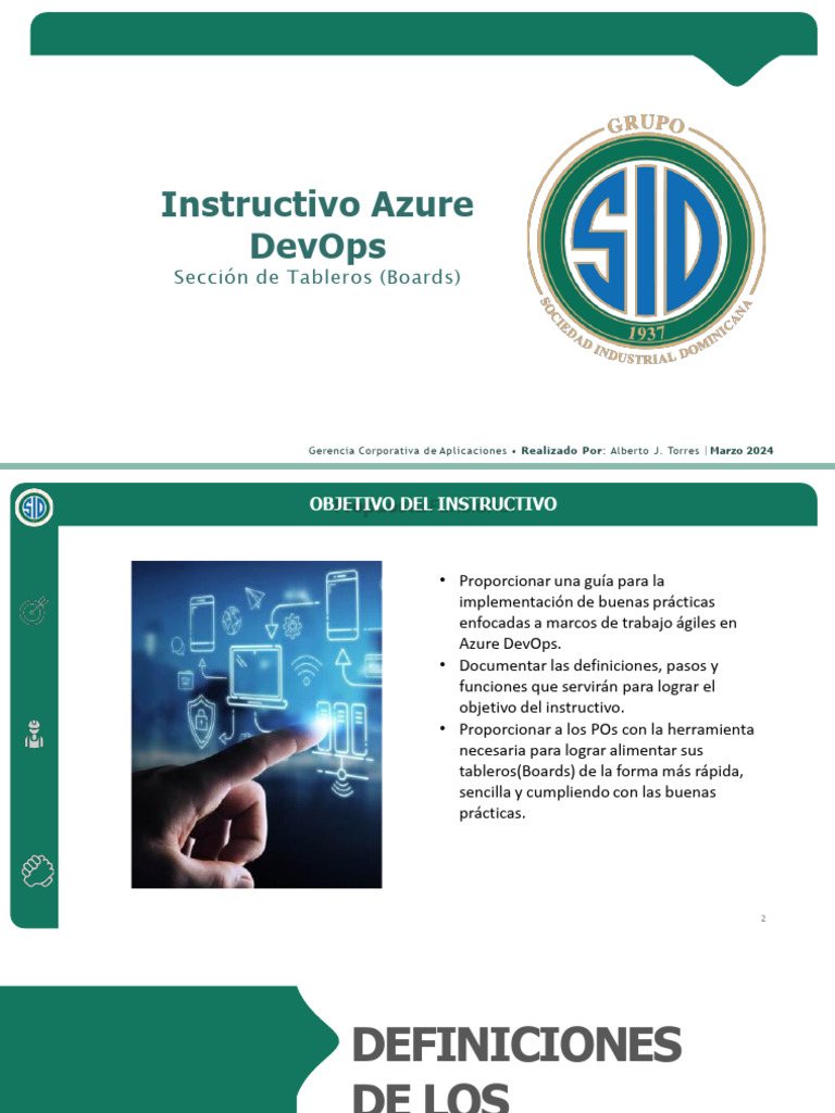 GSID - Presentación Boards en DevOps | PDF | Usuario (informática) | Tecnologías de la información