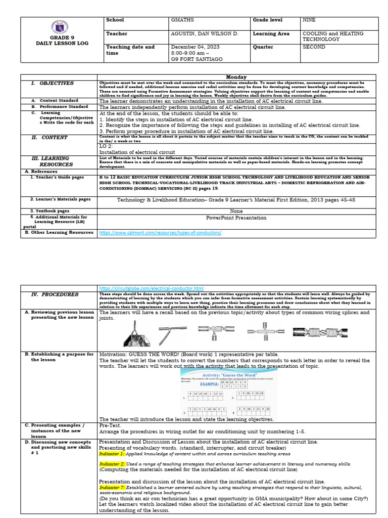 Agustin-Wilson-W6q2 1 | PDF | Learning | Curriculum