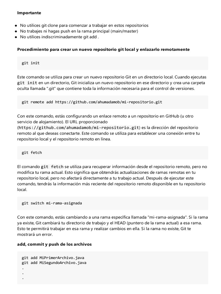 Resumen Git | PDF | Software utilitario | Informática