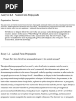 Animal Farm Propaganda Poster | PDF | Propaganda | Poster