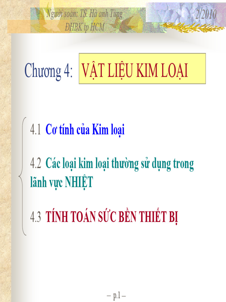 Vat Lieu Nhiet Lanh - C4 - Vat Lieu Kim Loai | PDF