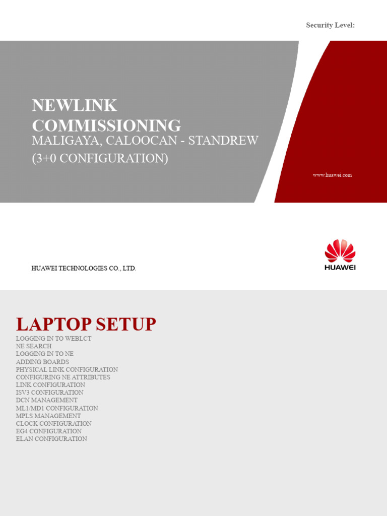 RTN 950 NEWLINK COMMISSIONING - 3+0 Configuration - Rev1 | PDF | Networking | Multiprotocol ...