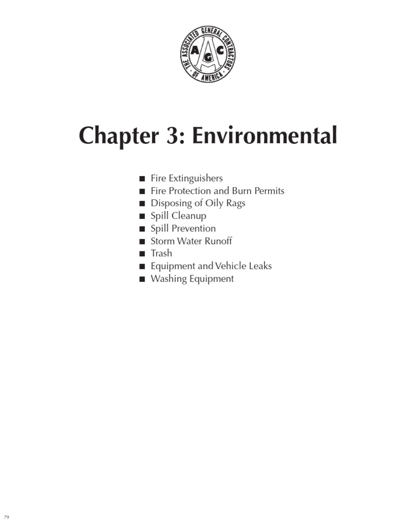 Fire Safety and Environmental Compliance Guide | PDF | Stormwater | Waste