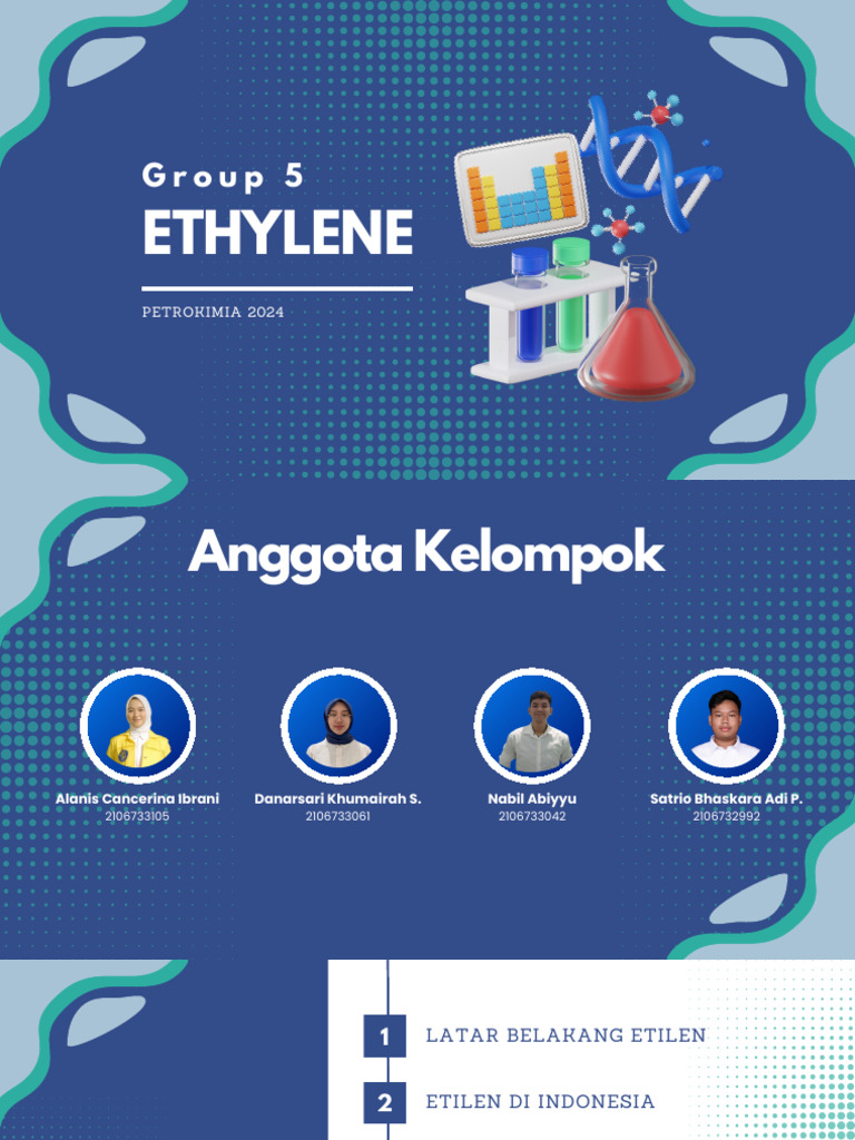 Kelompok 5 - Etilena - Petrokimia (Revised) | PDF
