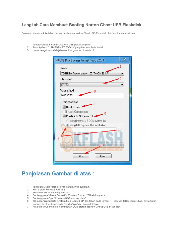 Booting Norton Ghost USB Flashdisk | PDF