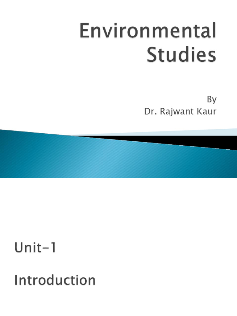 Unit 1 - Introduction | PDF | Sustainability | Natural Environment Unit 1 - Introduction | PDF | Sustainability | Natural Environment