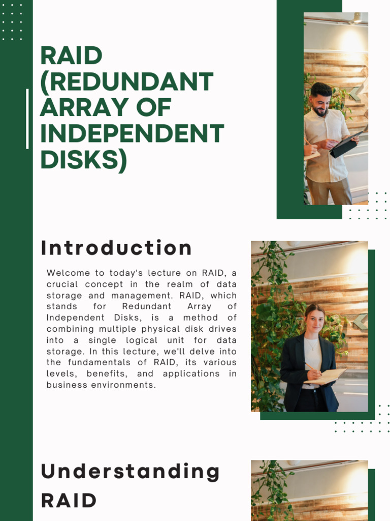 RAID (Redundant Array of Independent Disks) | PDF | Floppy Disk | Backup