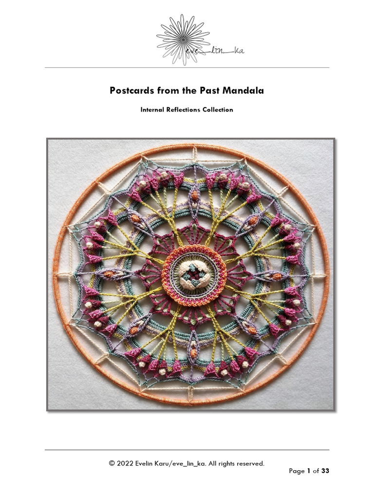 Advanced Crochet Mandala Pattern | PDF | Crochet | Handicrafts