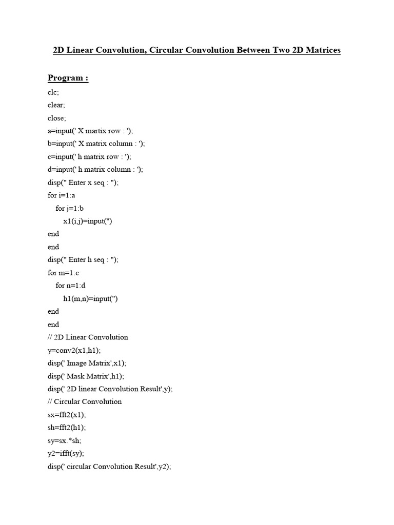 DIP LAB Record III - CS | PDF | Matrix (Mathematics) | Functional Analysis