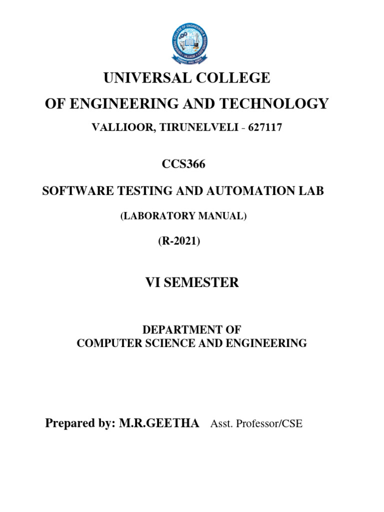 STA LAB - Updated-1 | PDF | Selenium (Software) | Login