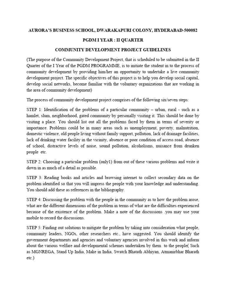 Cdp Guidelines Pdf