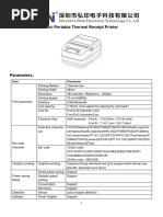 YHD-80E 80mm Receipt Printer | PDF | Printer (Computing) | Office Equipment