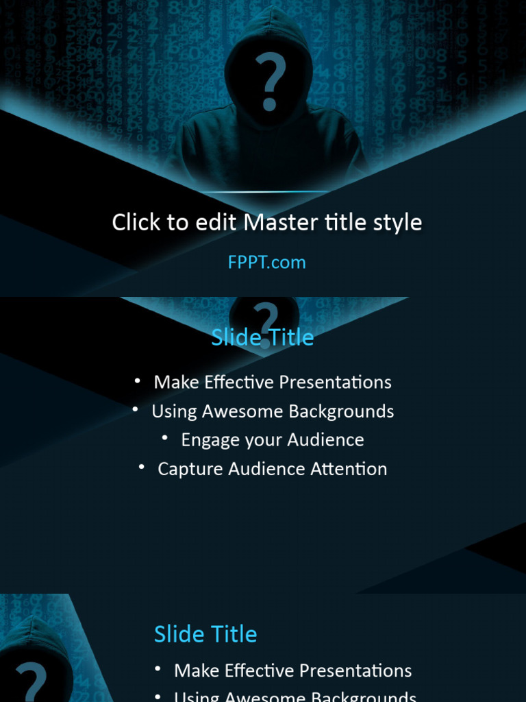 Cybersecurity Template 16x9 | PDF