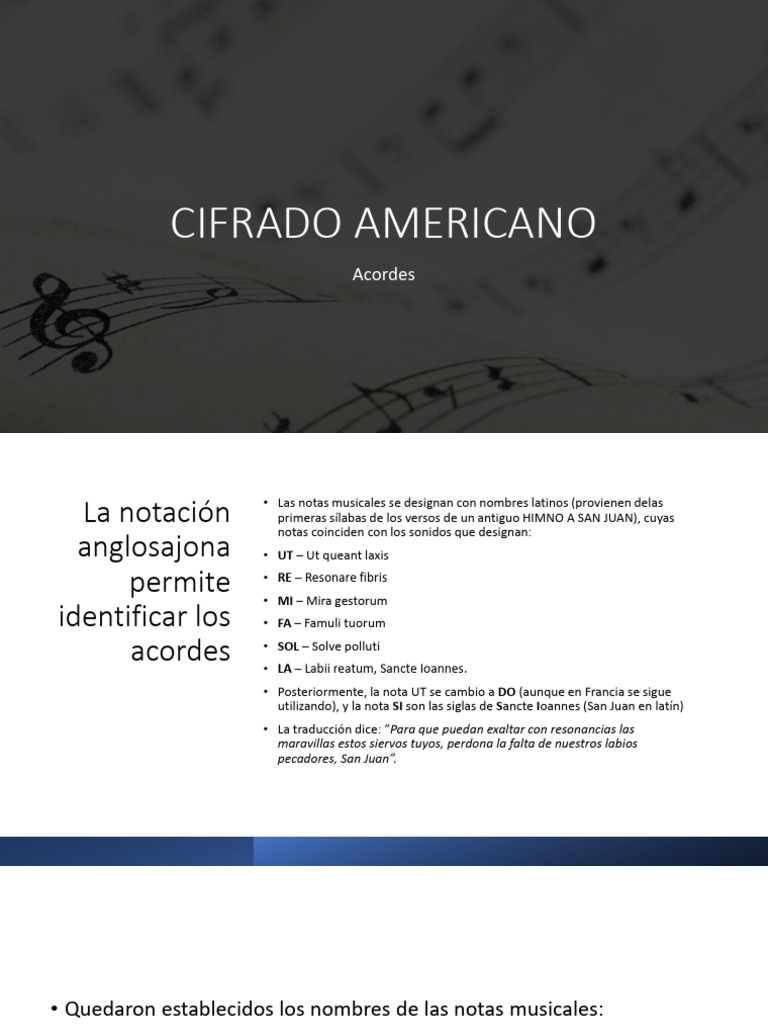 Cifrado Americano para El Cuatro Venezol | PDF | Acorde (Música ...