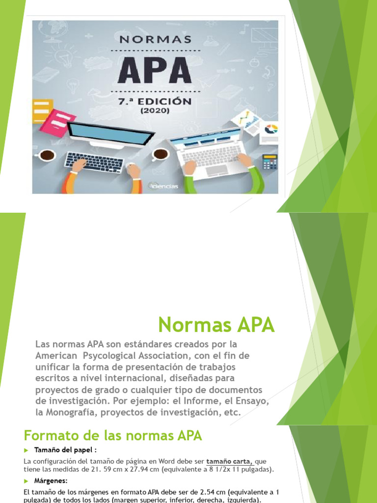 Normas APA- 7° Edición | PDF | Estilo apa | Infografia
