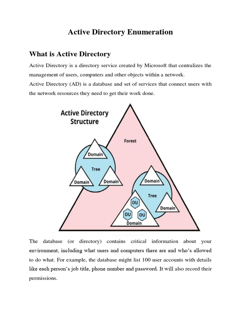 Active_Directory_enumeration__1682922094 | PDF | Active Directory ...