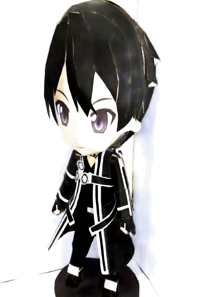 Kirito Papercraft Chibi Made | PDF