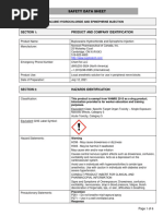 MSDS of Common Cements - Jan 2024 | PDF | Cement | Dermatitis