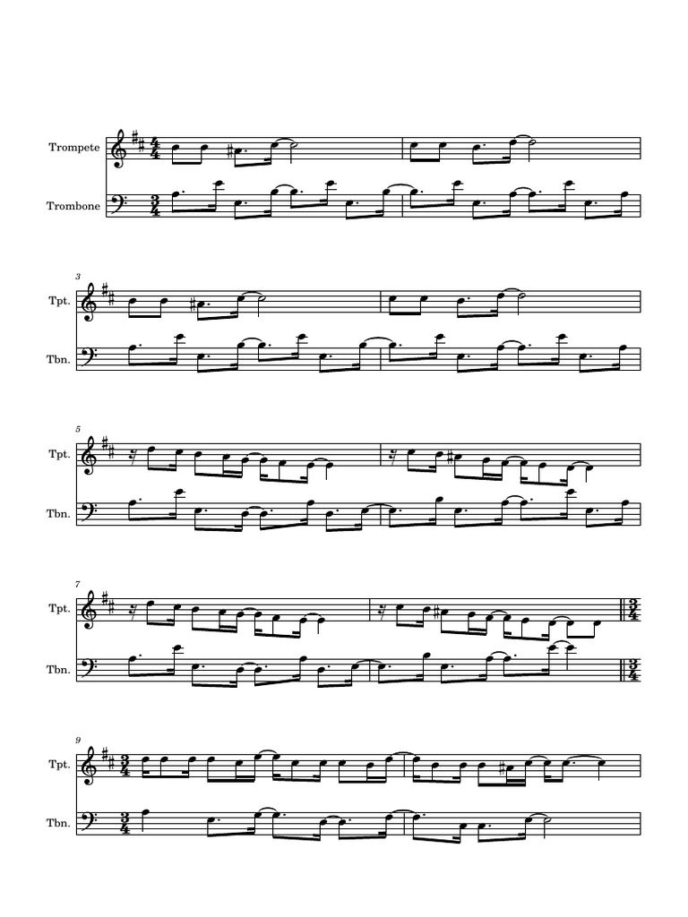 Partitura Cuarto de Tula - Completa | PDF