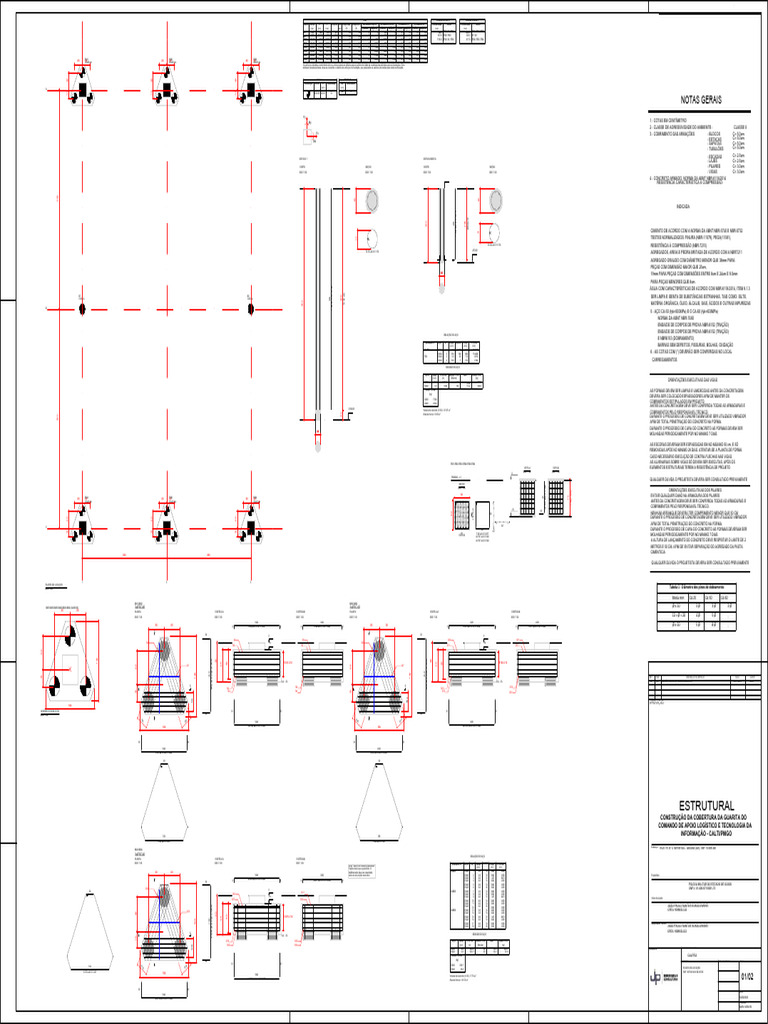 Anexo I-G Projeto Arquitetônico e Complementares PROJETO ESTRUTURA CA - 1D2 | Download grátis ...