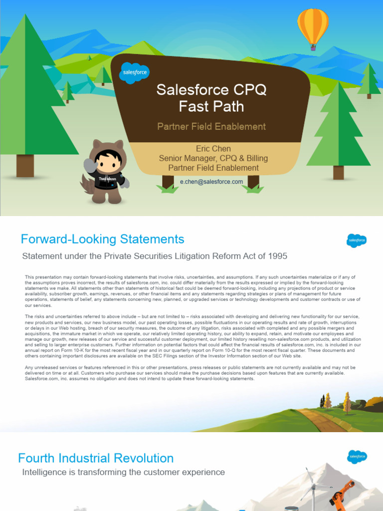 Salesforce CPQ Fast Path v13 | PDF | Pricing | Printer (Computing)