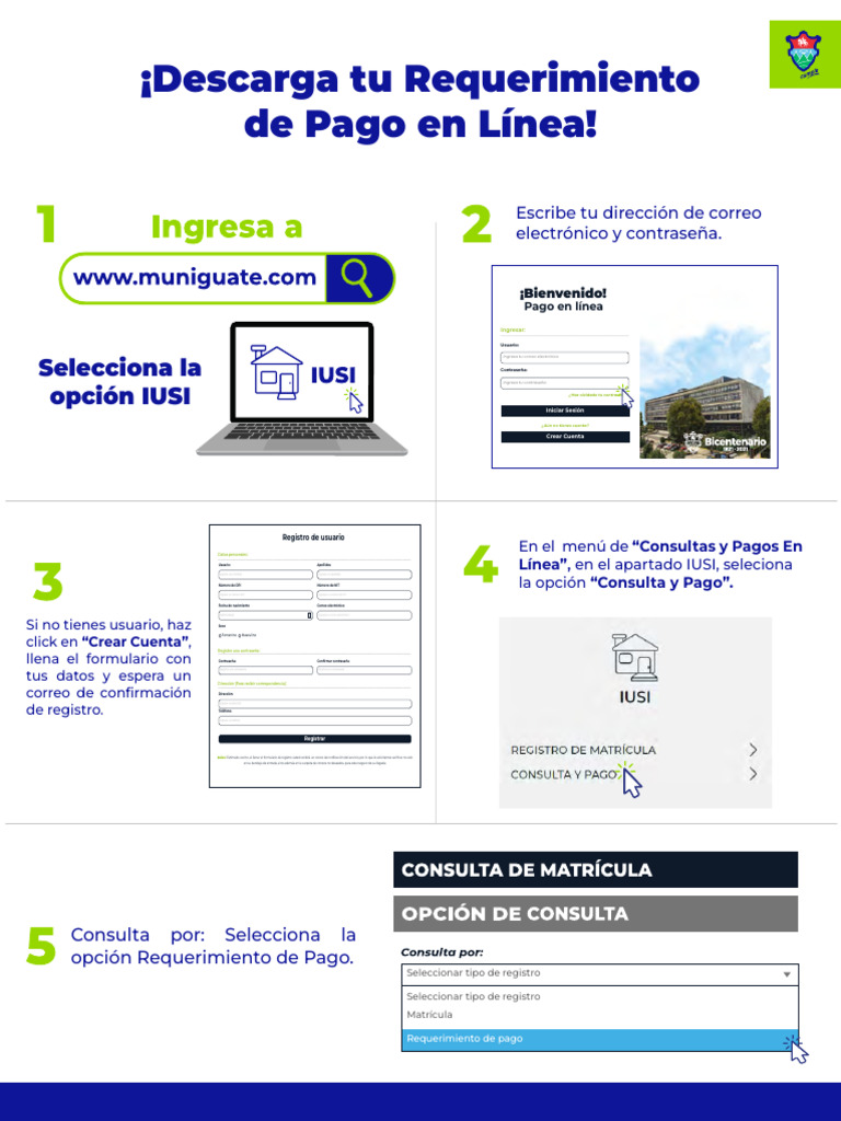 IUSI - Requerimiento de Pago en Línea Digital | PDF | Contraseña ...