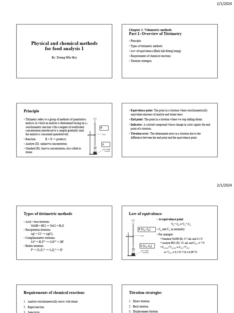 C2.1 acid-base titration | PDF | Titration | Chemistry