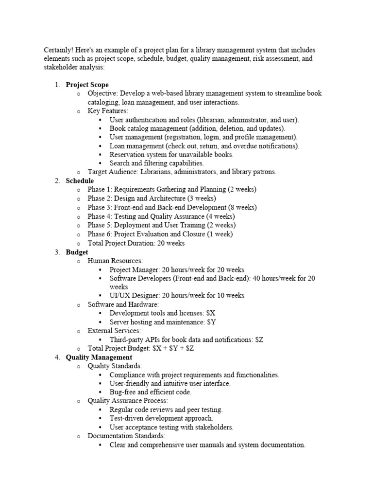 Project Plan | PDF | Computer Security | Security