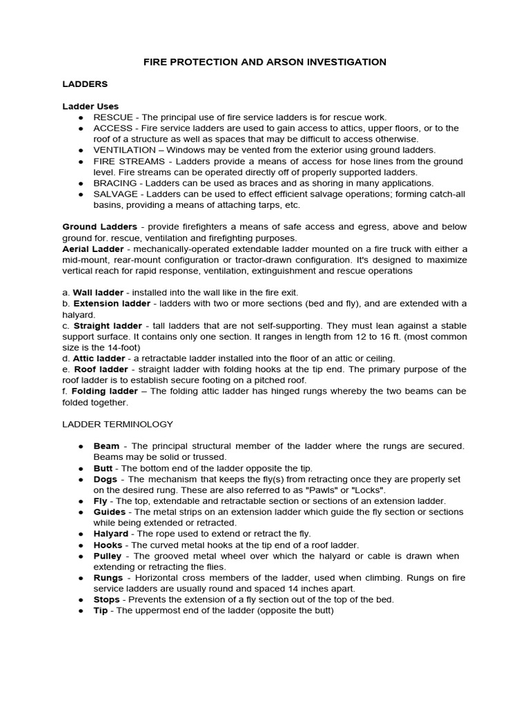 Fire Protection and Arson Investigation | PDF | Fires | Arson