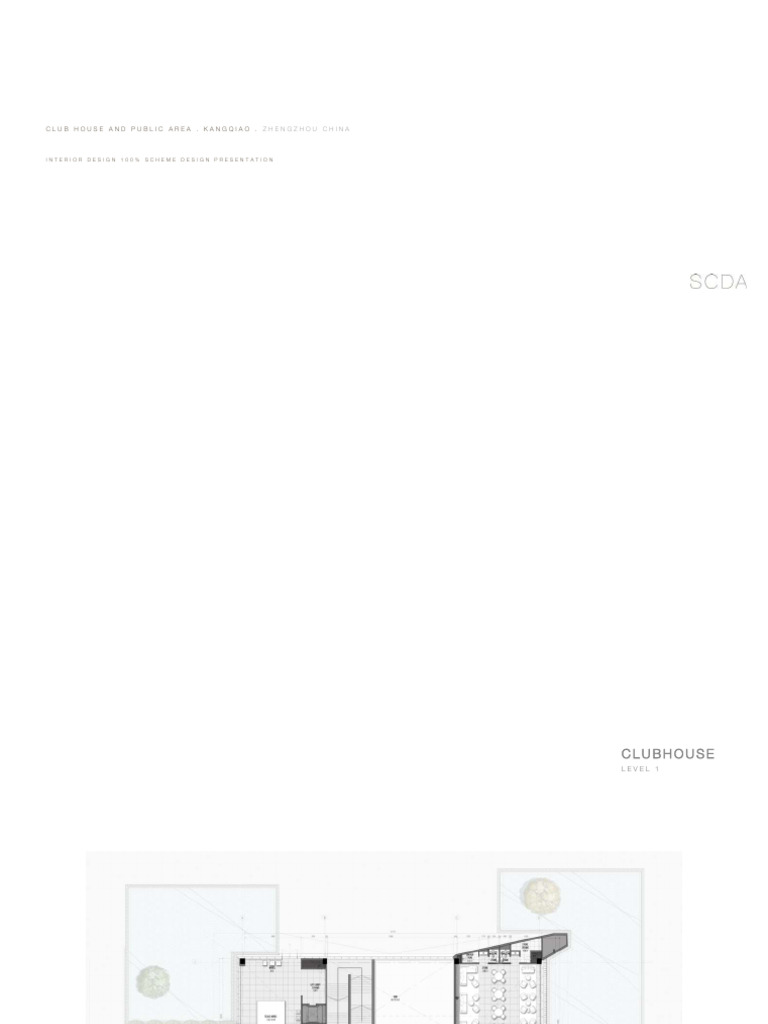 SCDA 郑州康桥会所软装方案设计 | PDF | Culture Of Queensland | Buildings And Structures