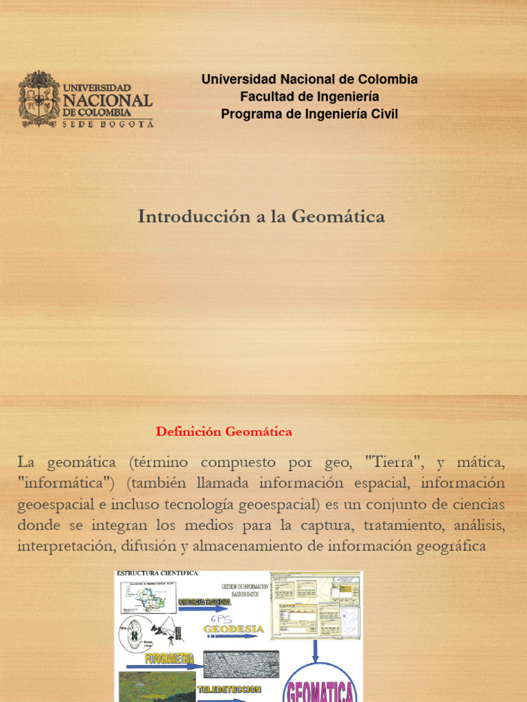 introducción geomática | PDF | Topografía | Sistema de información geográfica