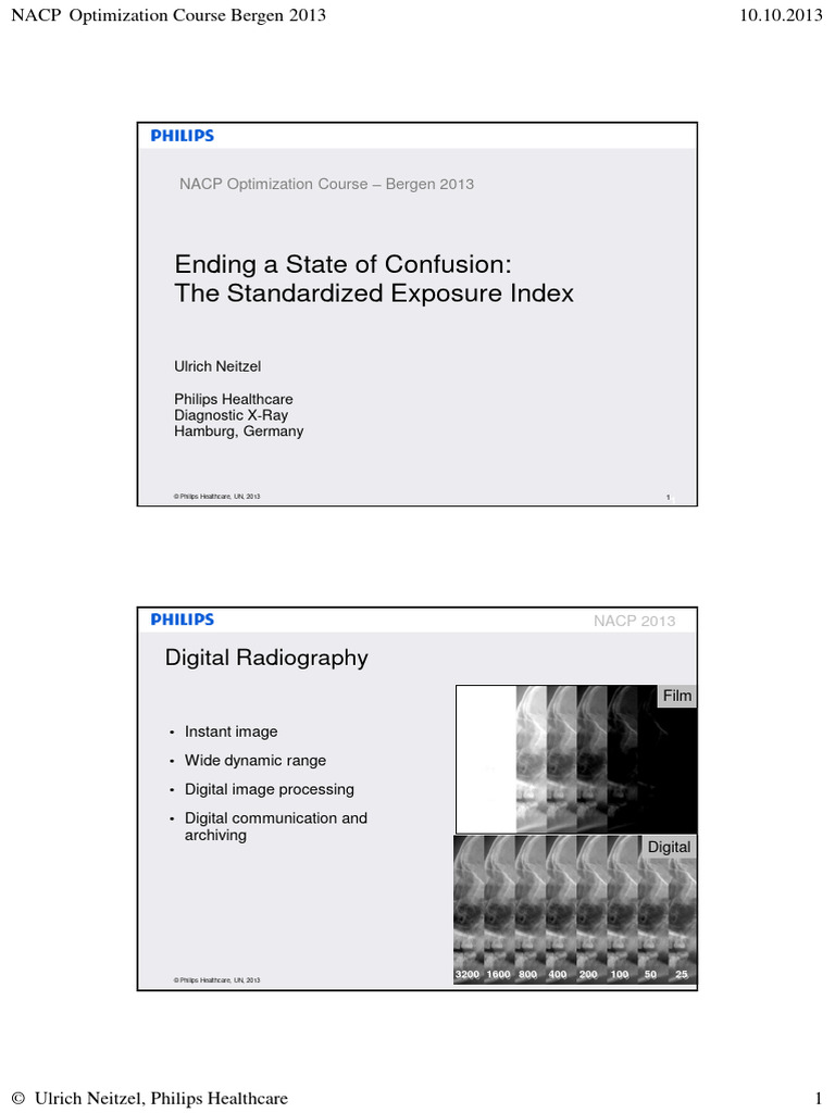 09 NeitzelU ExposureIndex | PDF | Radiography | Film Speed