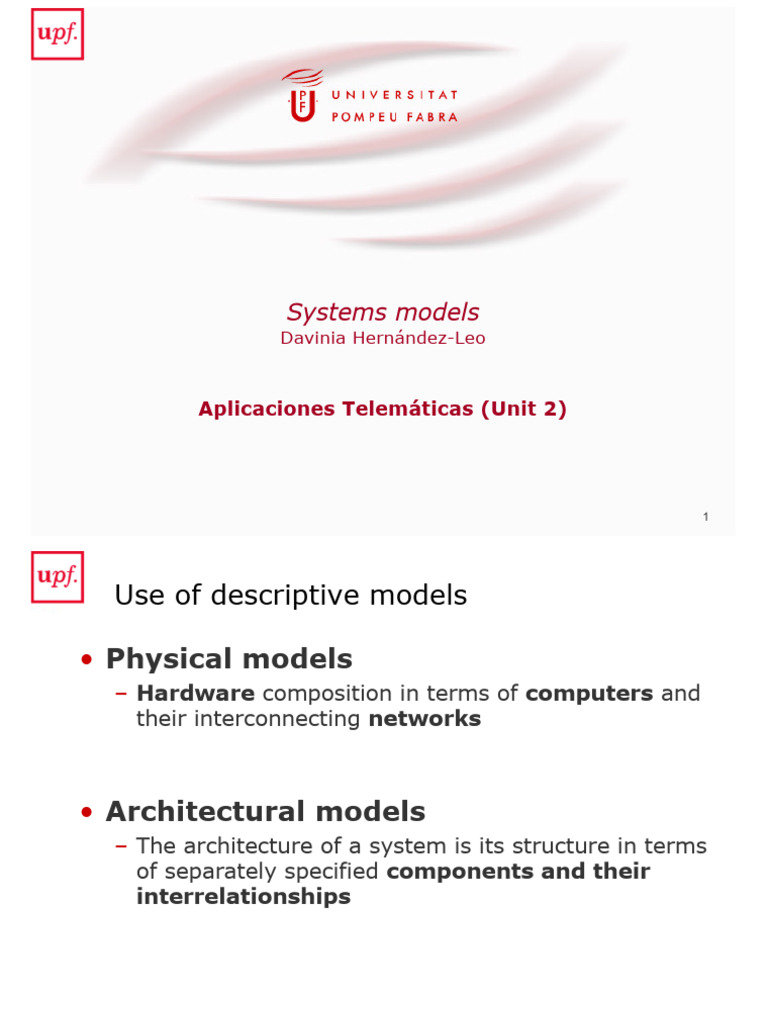 AT Unit2 Systems - Models | PDF | Process (Computing) | Object (Computer Science)
