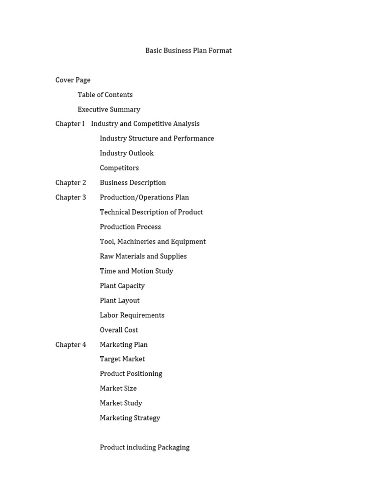 Comprehensive Business Plan Guide | PDF