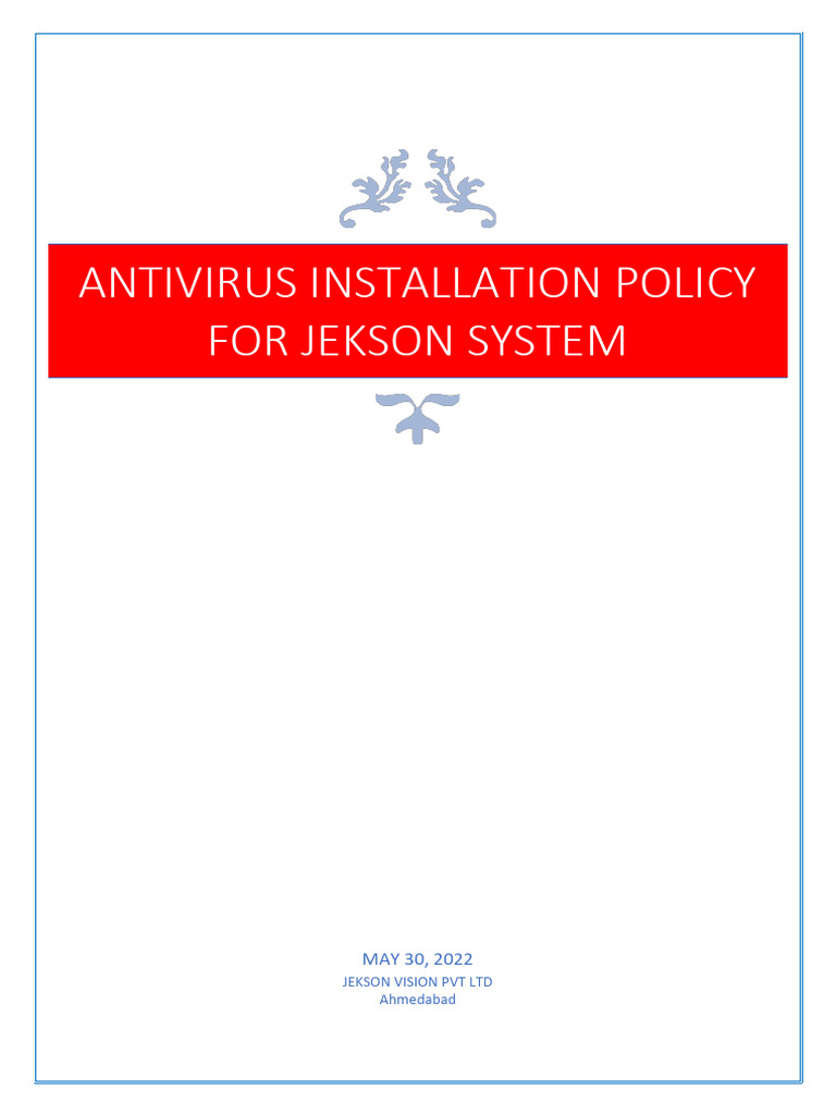 JVPL Antivirus Exception List V1.0 - Copy | PDF | Antivirus Software | Computer Virus