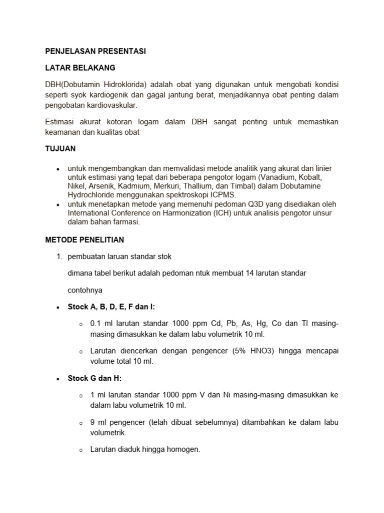 Penjelasan Presentasi | PDF