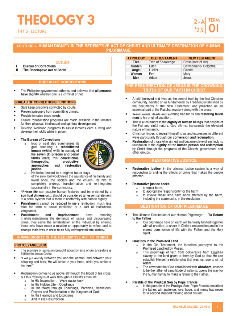 Human Dignity and Redemption in Christ | PDF | Jesus | Salvation