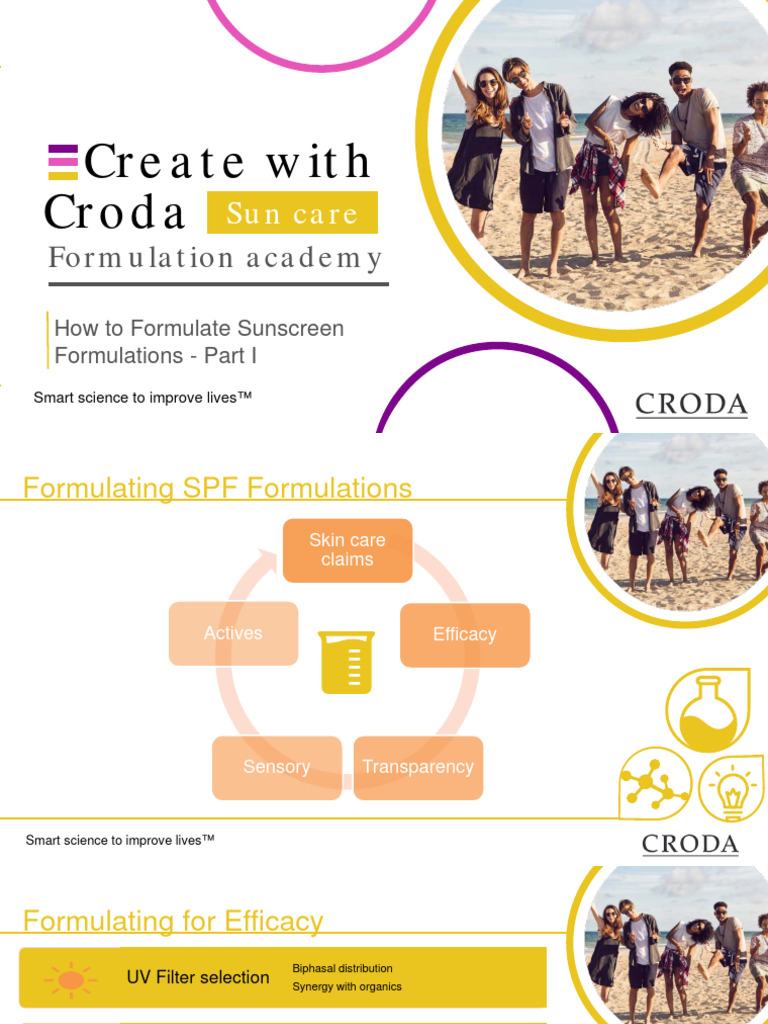 formula for sunscreen | PDF | Sunscreen | Emulsion