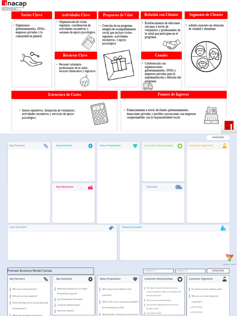Plantilla Canvas Descargable | PDF | Business | Business Economics