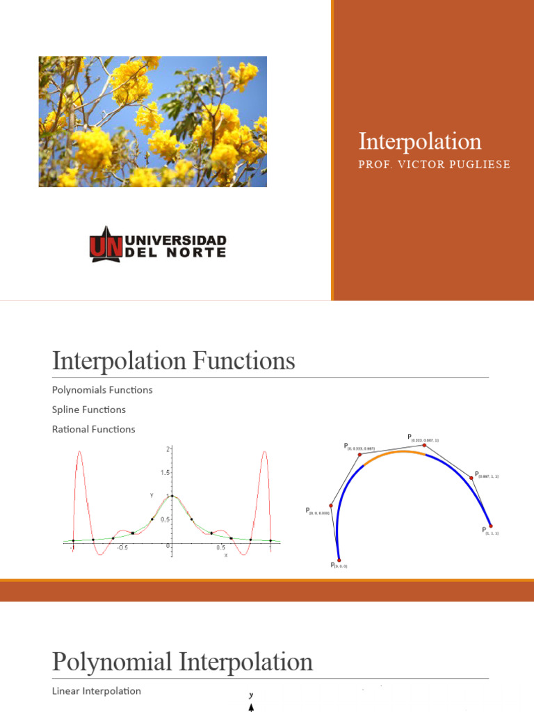 04 Interpolation | PDF | Interpolation | Least Squares