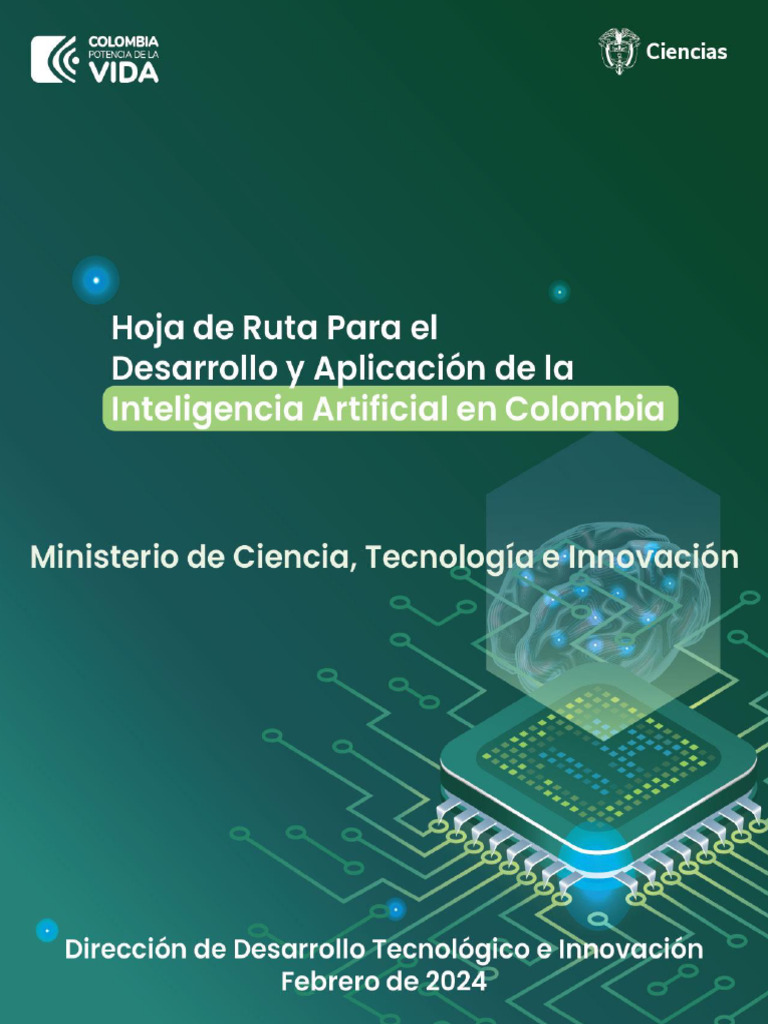 Hoja de Ruta Adopcion Etica y Sostenible de Inteligencia Artificial Colombia 1 | PDF ...