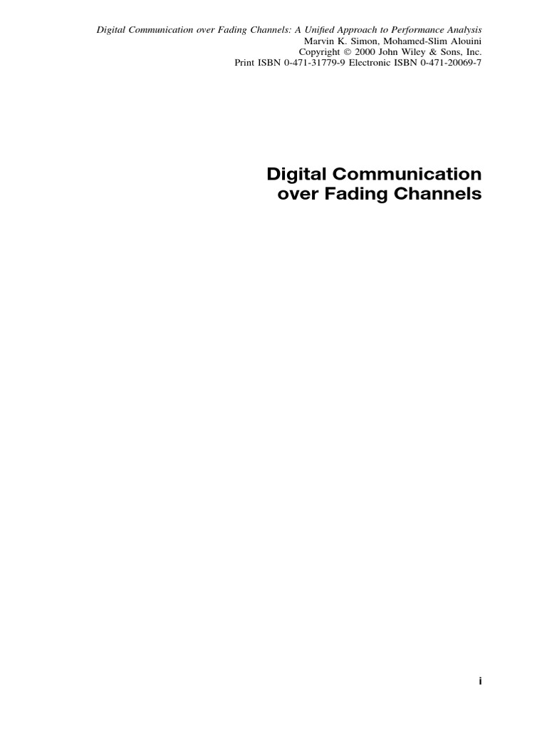 7_Digital Communication Over Fading Channels - 2002 - Simon ...