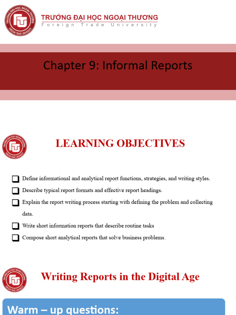 Week 6 - Period 2 - Chapter 9 Buoi 1 | PDF | Human Communication