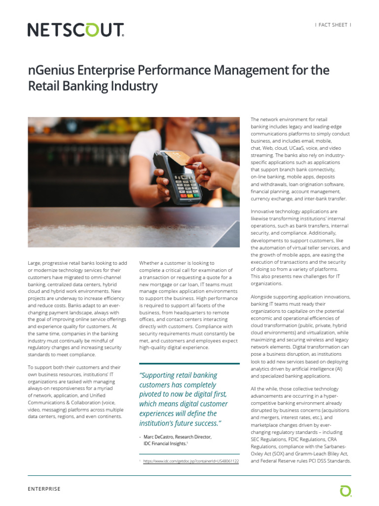 Ngenius Enterprise Performance Management For The Retail Banking ...