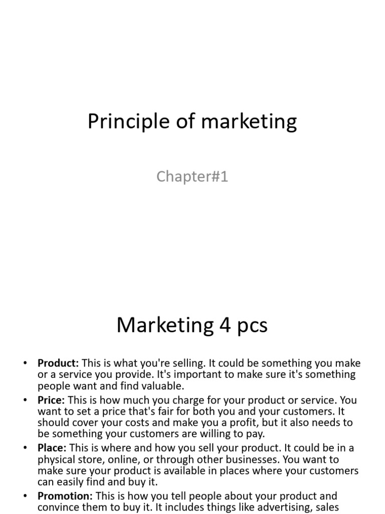 Understanding Marketing's 4 P's and Challenges | PDF | Marketing ...