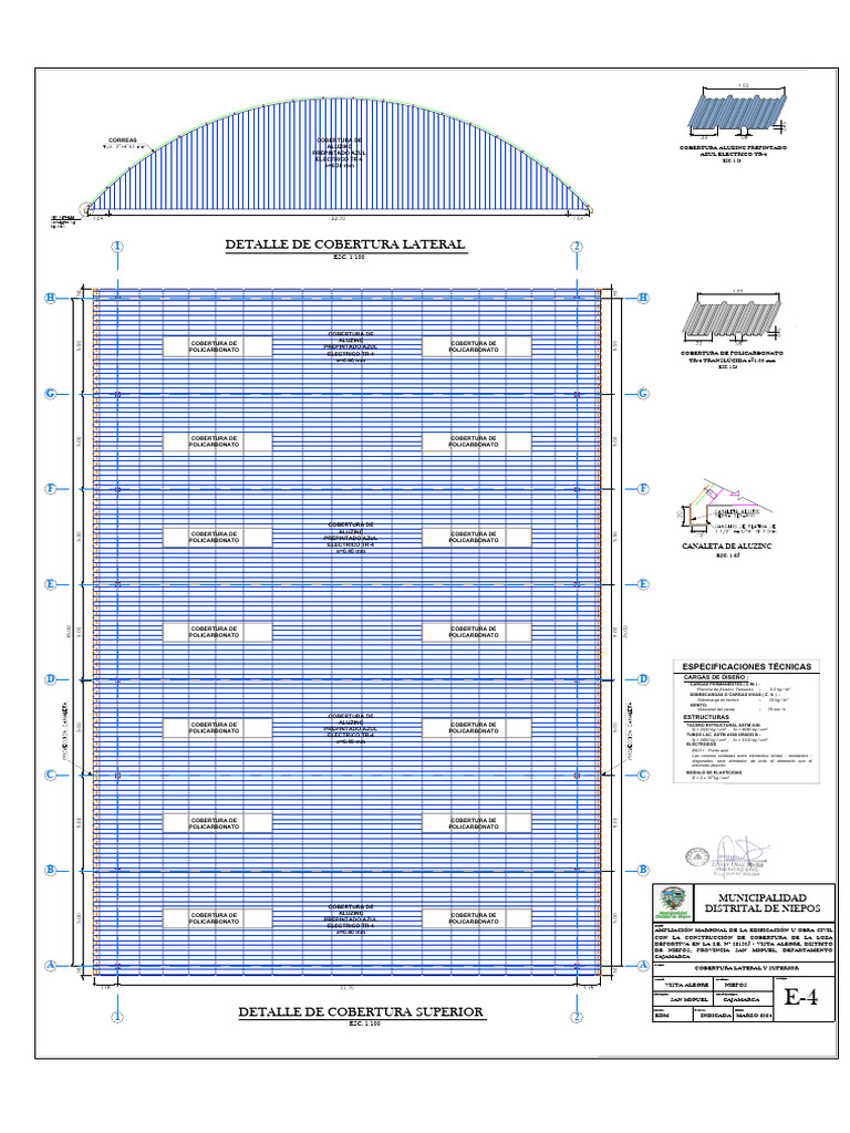 5.2 Estructuras Covertura Ie Vista Alegre A2 | PDF