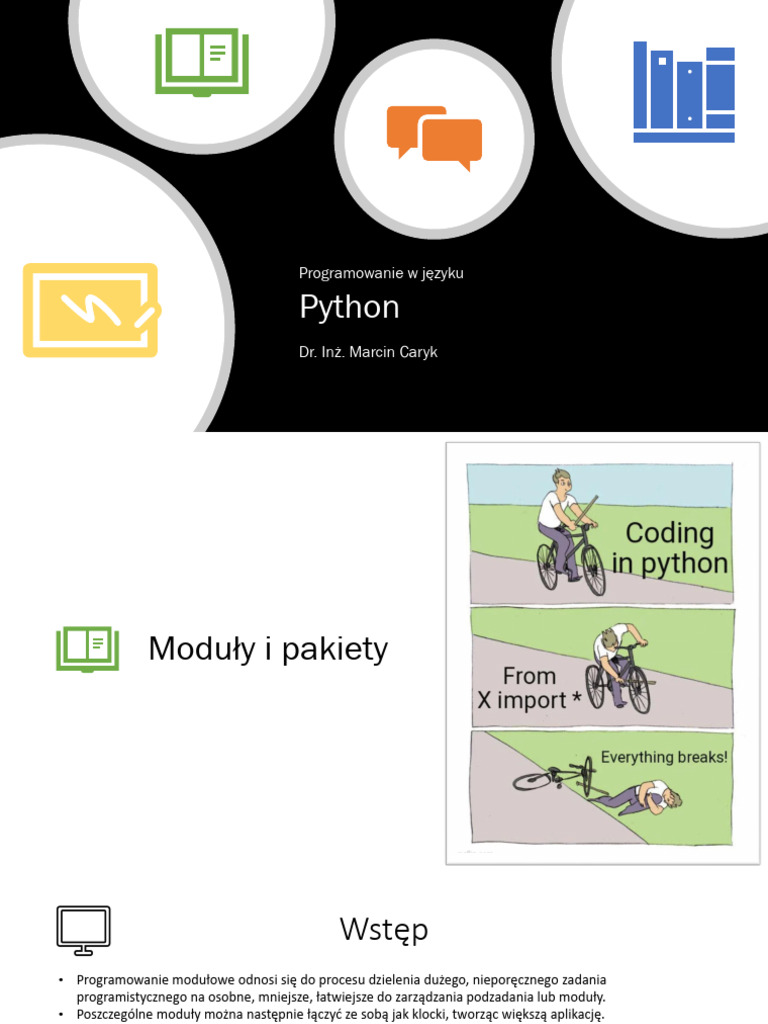 6.python Pakiety Moduly | PDF