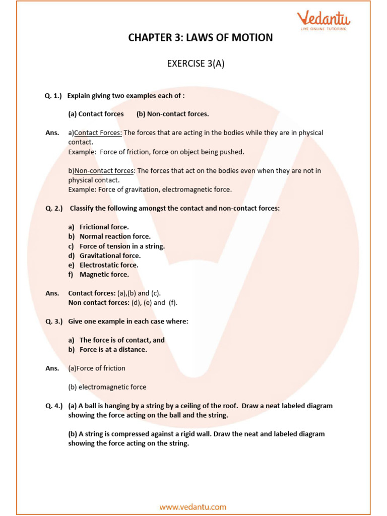 Forces and Motion: Class 9 Concepts | PDF | Force | Newton's Laws Of Motion